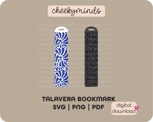 Talavera Book Mark Pattern SVG PNG – CheekyMinds